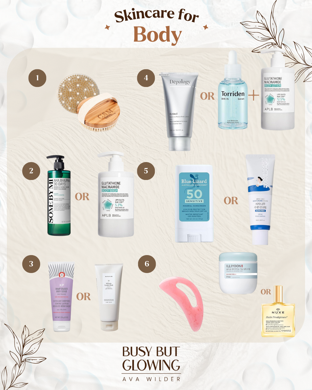 Everything Shower Routine - Busy But Glowing